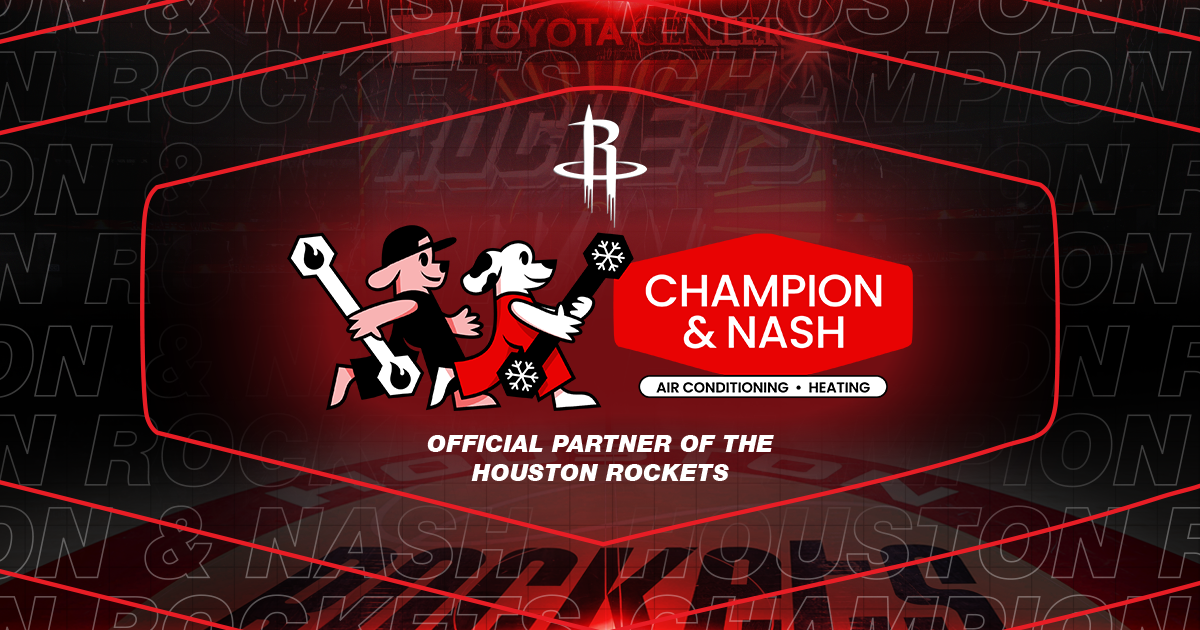 Champion and Nash Partners with the Houston Rockets